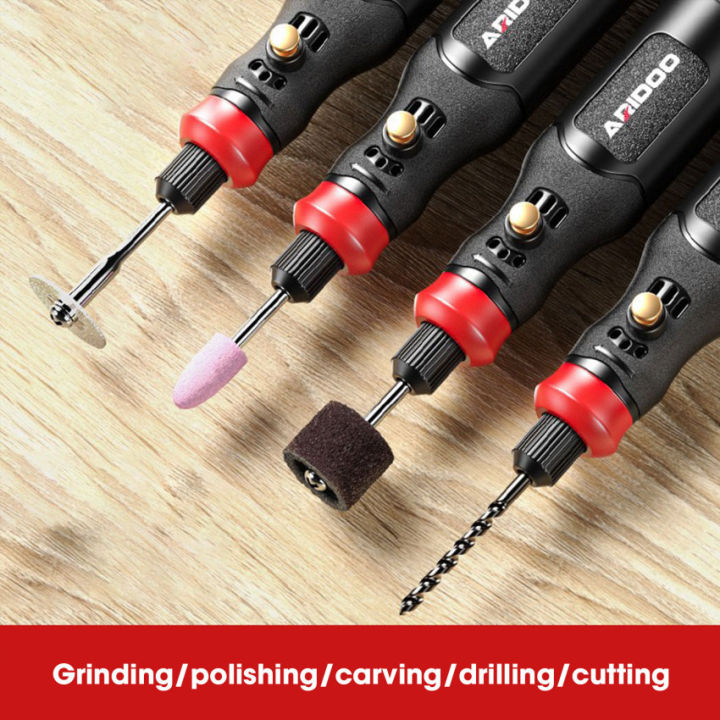 5000-19500r 4.2V Cordless Electric Drill Engraving Machine Rechargeable ...