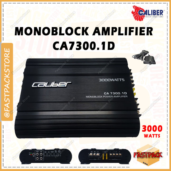 Caliber Monoblock Power Amp CA-7300.1D CA-7500.1 Mono-Block Amplifier ...