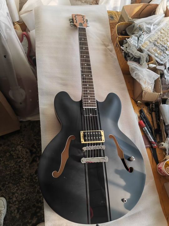 Gibson ES 333 Semi-hollow Body Black Body Humbucker Pickup Electric ...