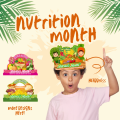NUTRITION MONTH HEADDRESS HAT HEADRESS HEADWEAR CUSTOME | Lazada PH