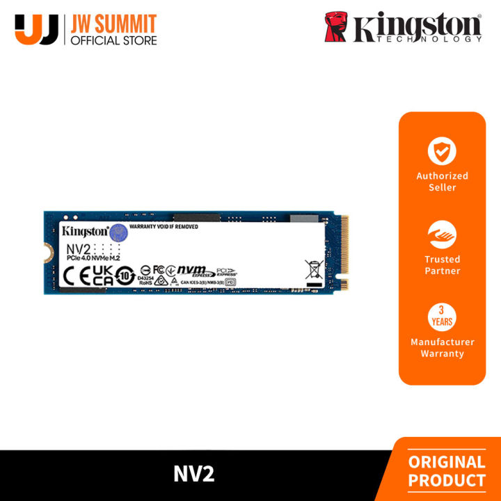 Kingston NV2 250GB/500GB/1TB/2TB/4TB PCIe 4.0 NVMe M.2 Internal Desktop ...