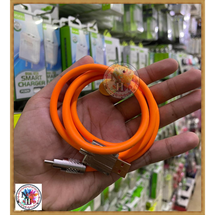 USB Liquid Silicone Cable Metal 6A Fast Charge 120W / Rotate Silicon ...