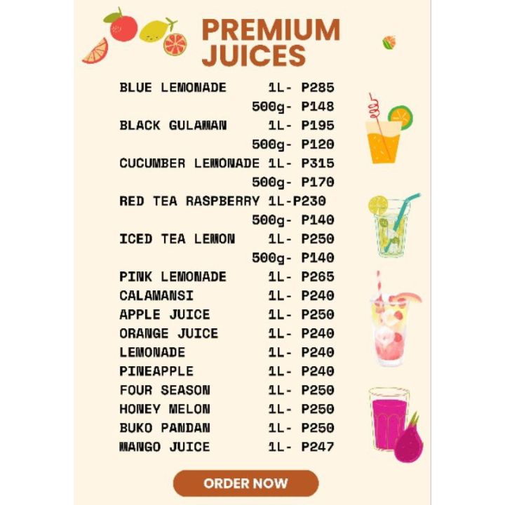 PREMIUM JUICES ( PALAMIG BUSINESS) | Lazada PH