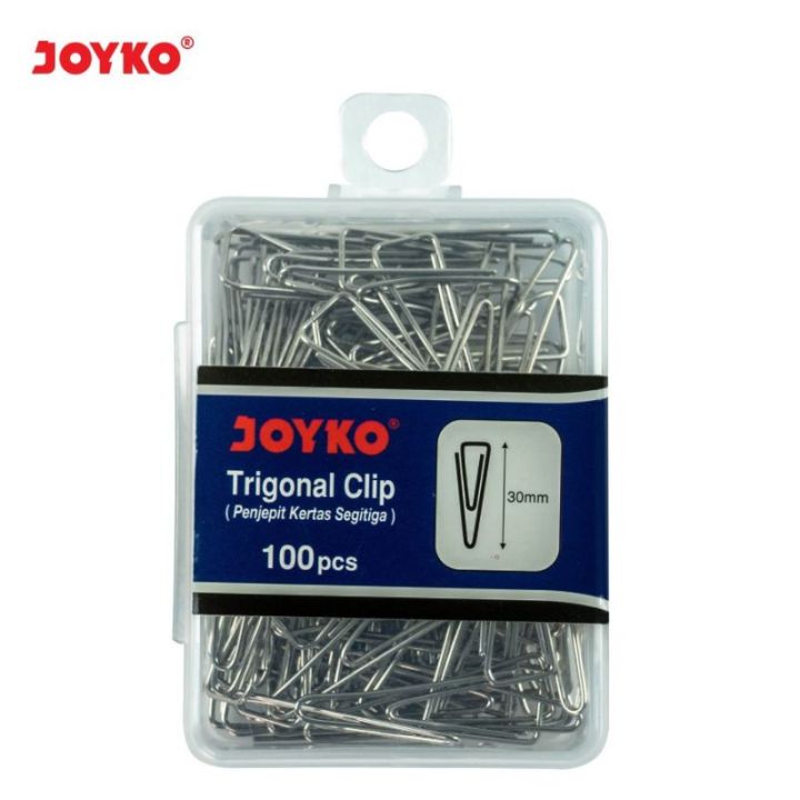 TRIGONAL CLIP JOYKO NO. 1P dan 3P | PAPER CLIP | KLIP KERTAS | PENJEPIT ...