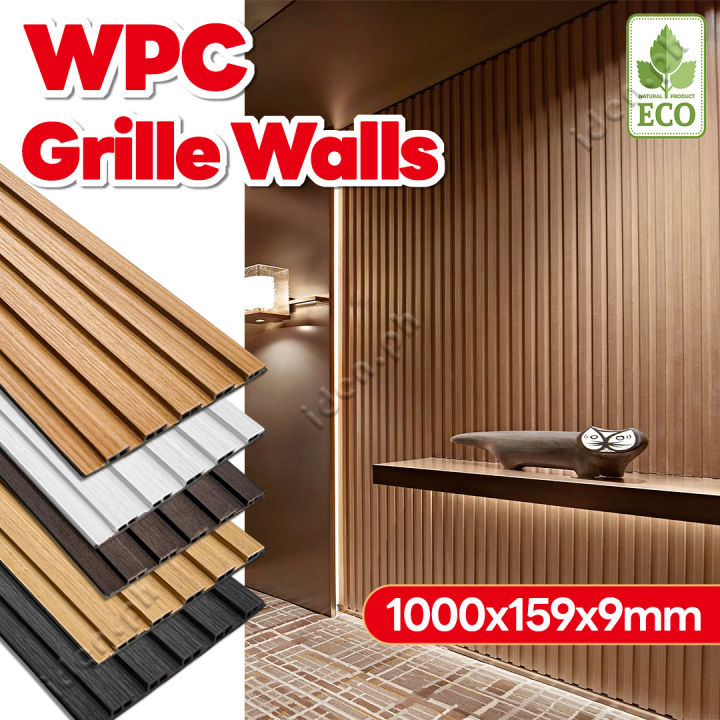 Wall Panel Board 3D Wallpaper Waterproof Grille Design Ecological Board ...