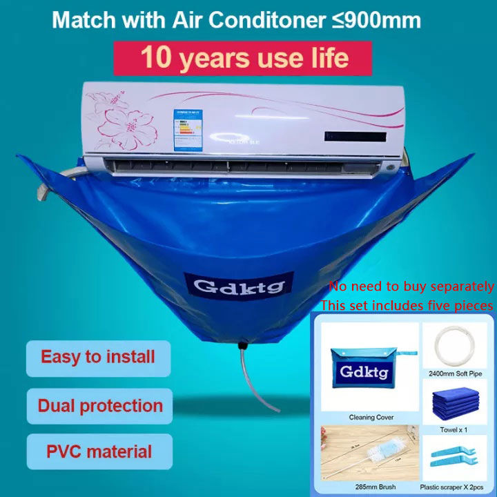 COD 1 Set Plastic Air Conditioner Cleaning Cover Split Type Aircon ...