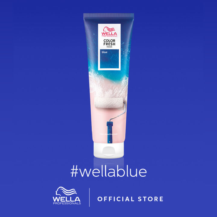 Wella Professionals คัลเลอร์เฟรช มาสก์ บลู 150 มล. WELLA COLOR FRESH ...