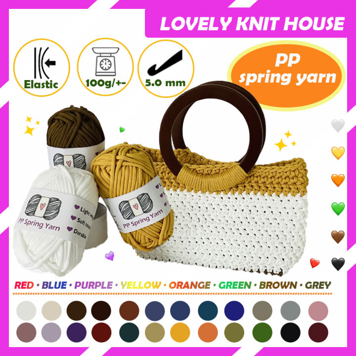 24 Color PP Spring Yarn/100g/Yarn thickness 3.5mm | Lazada