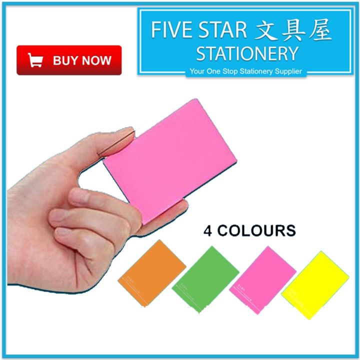 fivestar2u Sticky Note Paper Type 2" X 3" Memo Pad Stick Note | Lazada