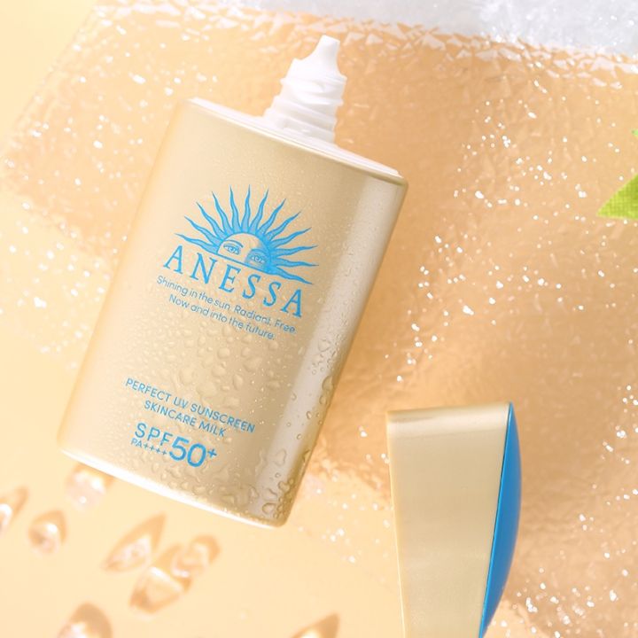 Anessa Perfect Uv Sunscreen Skincare Milk Spf50+ Pa++++ 60Ml | Lazada