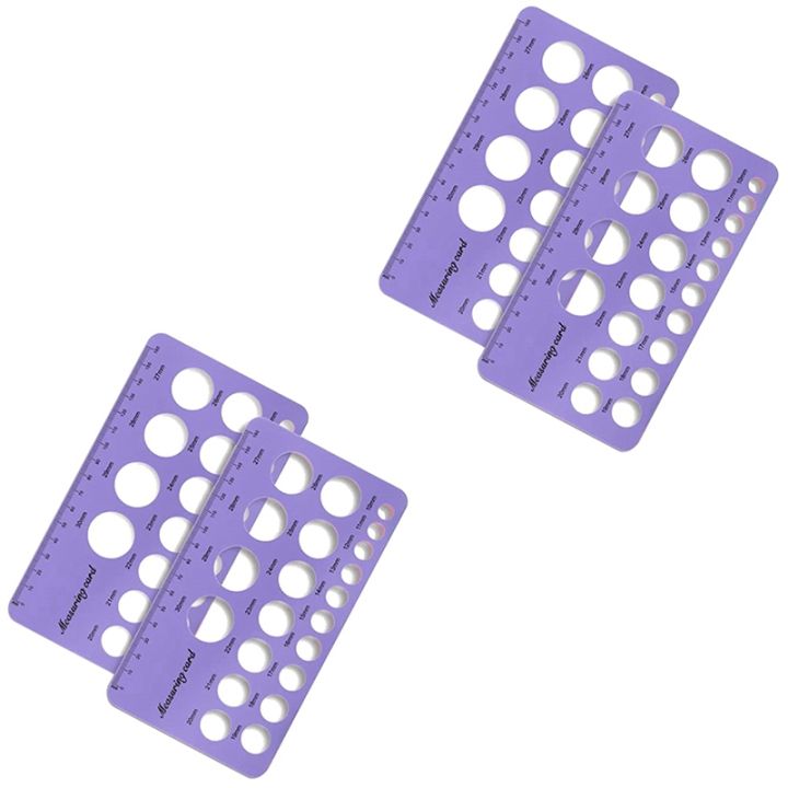 (BXNZ) Flange Silicone Nipple Ruler Flange Size Nipple Measuring Ruler ...