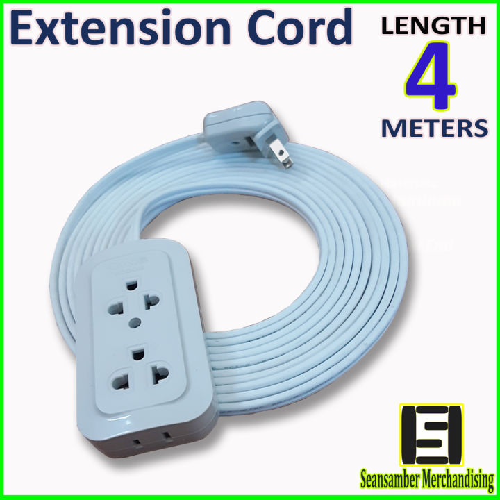 Extension Cord with Omni 2gang Universal Outlet and Swing Type Plug ...