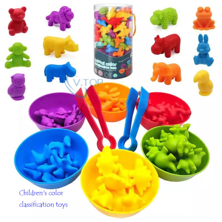 V.TOP Classification Toy with FREE Sorting Bowl and 2 Tweezers Counting ...