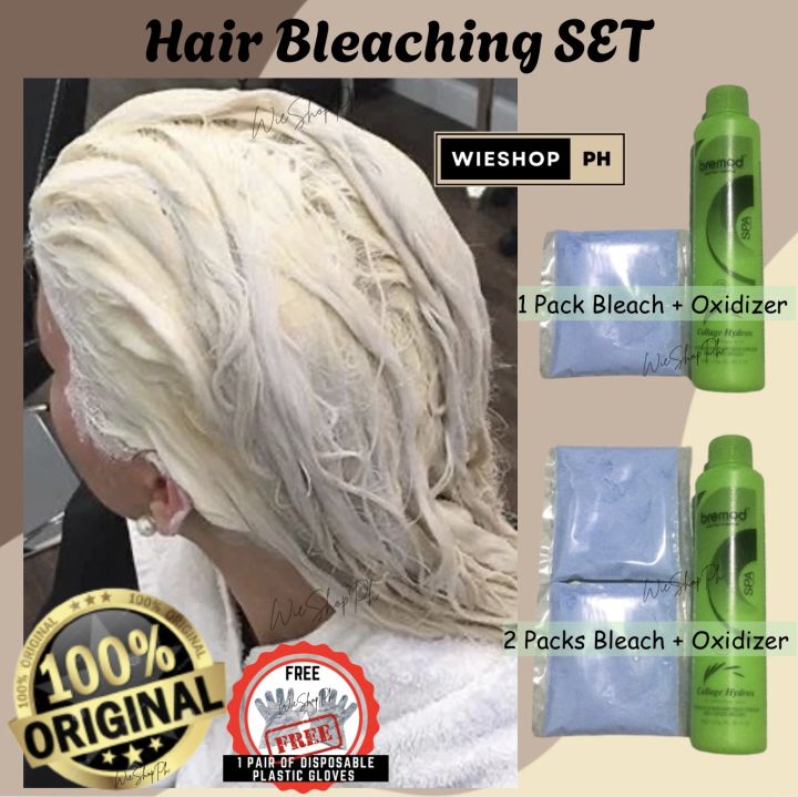 Hair Bleaching Powder set with oxidizer (6%, 9% or 12%) | Lazada PH