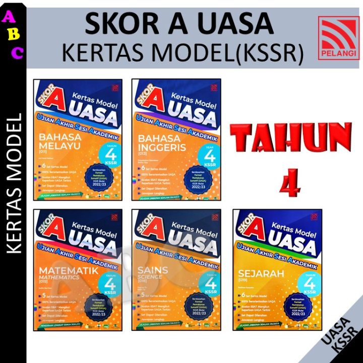 Skor A Uasa Kertas Model Tahun 4 Kssr Sains Dwibahasa Pelangi 2023