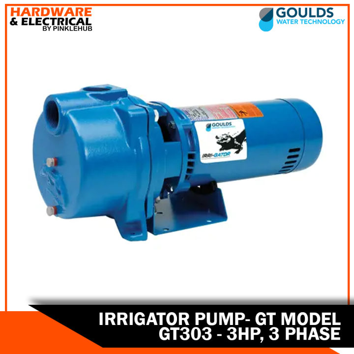 Goulds GT303, IRRI-GATOR Self-Priming Centrifugal Pump, 105 GPM, 3 HP ...