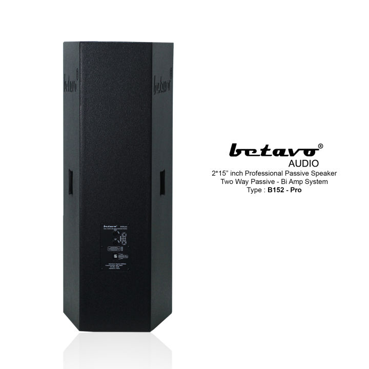 2*15" Professional Passive Speaker Two Way Passive - Bi Amp Betavo B152 ...