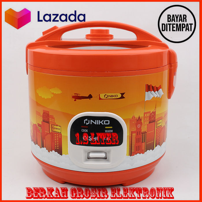 Niko Rice Cooker 1.2L OISHI 3in1 Tutup Kaca Magic Com | Lazada Indonesia