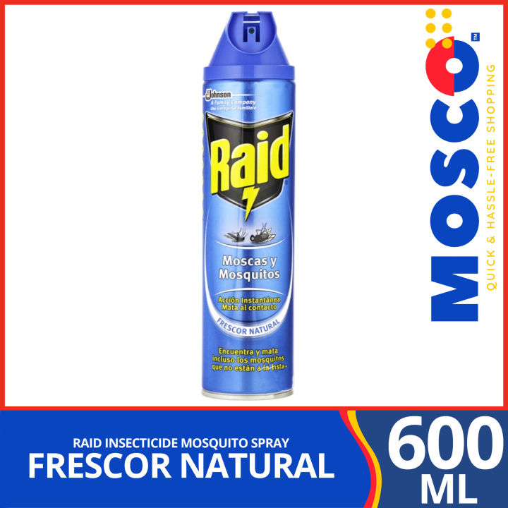 RAID Insecticide Mosquitoes Spray 600ml | Lazada PH
