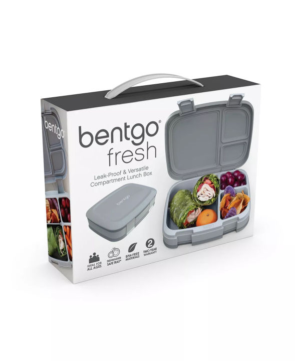 Bentgo Fresh Lunch Box Gray | Lazada PH