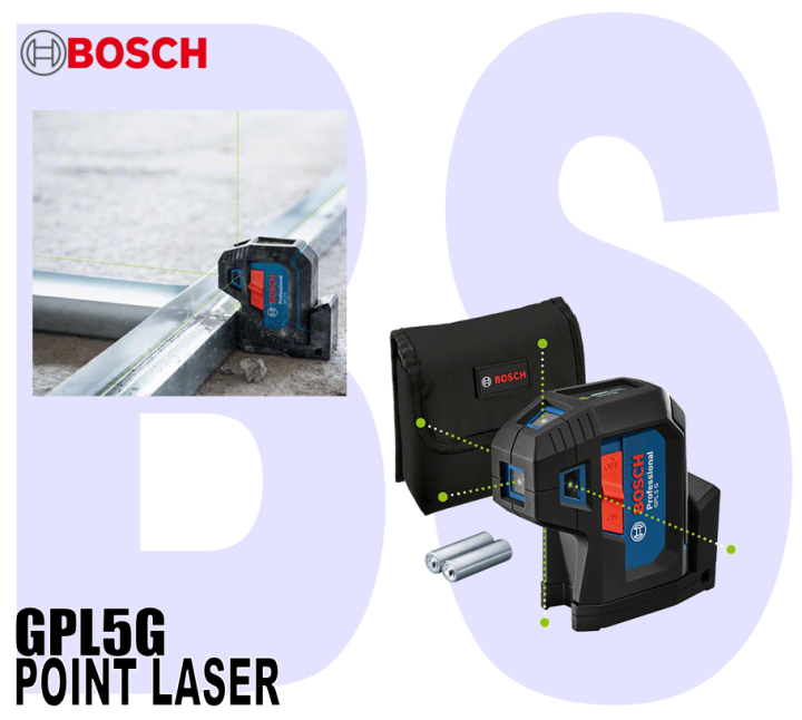 BANSOON BOSCH GPL 5G Point Laser. Up to 30M. Green Laser. 5 Point ...