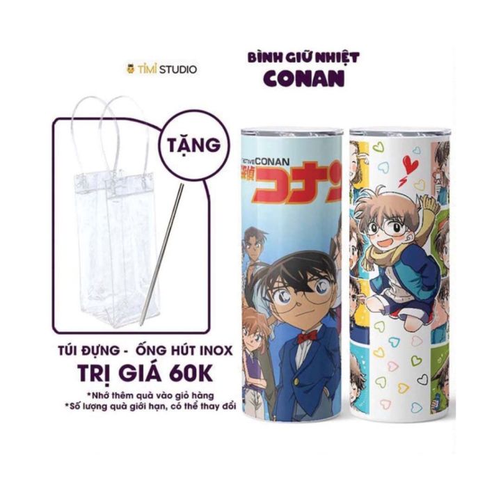 Bình Giữ Nhiệt Hình Conan - Ly Giữ Nhiệt Hình Conan - Cốc Giữ Nhiệt ...