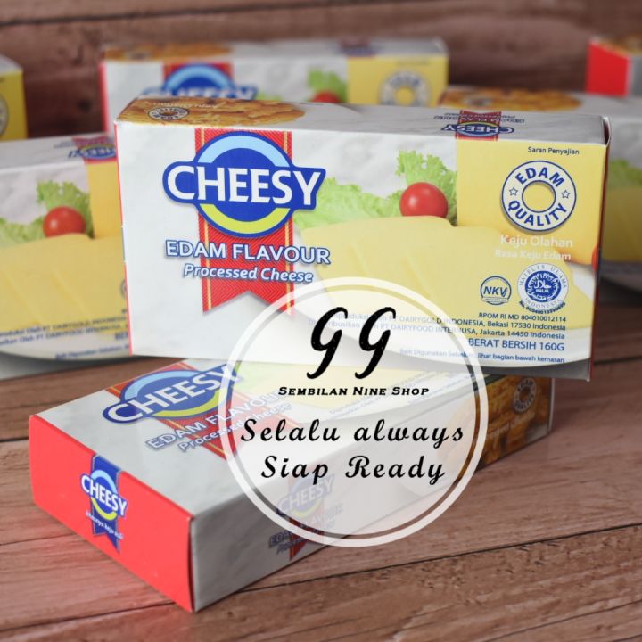 CHEESY Keju EDAM 160 Gram Flavours Of EDAM Cheese Rasa Edam Chessy ...