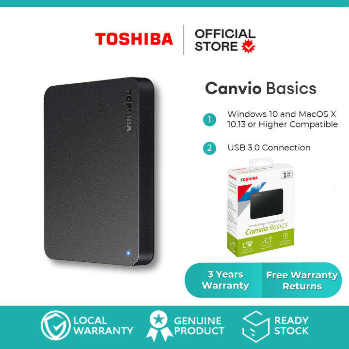 Toshiba External Hard Drives 1TB 2TB USB 3.0 External Hard Disk ...