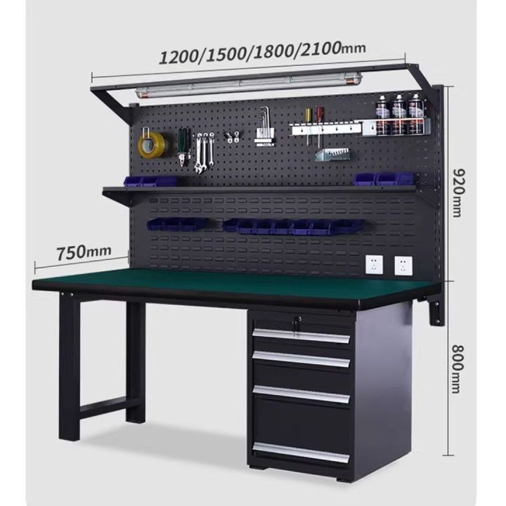 Heavy-Duty Anti-Static Workbench Stainless Steel Bench Operation ...