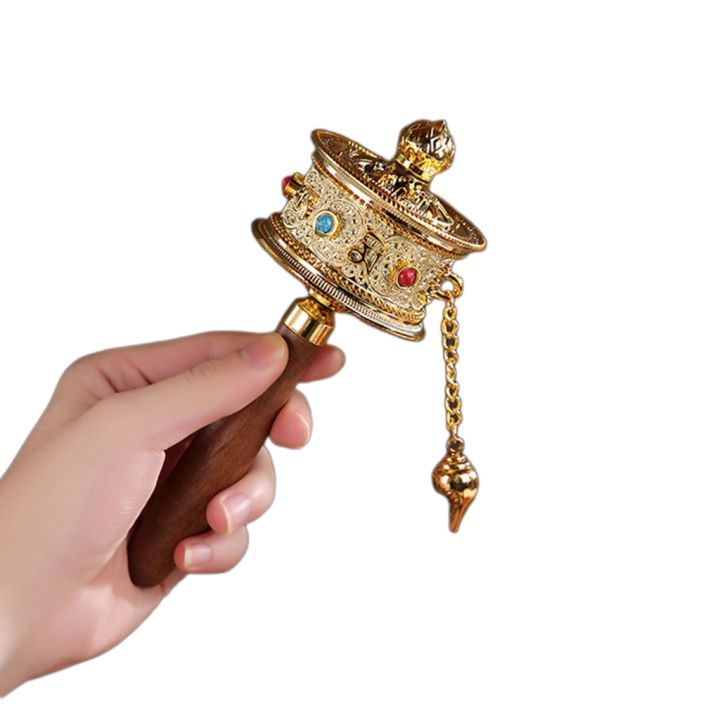 Tibetan Prayer Wheel, Handheld Prayer Wheel Tibetan Buddhisms Six Word ...