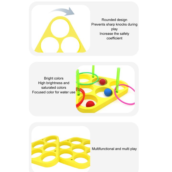 VGEBY Floating Pool Games Throwing Toys Floating Water Sports Pool ...