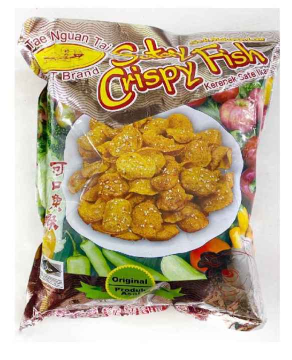 CRISPY FISH SATAY KEROPOK SATAY IKAN SATAY RANGGUP SATAY THAILAND SATE ...