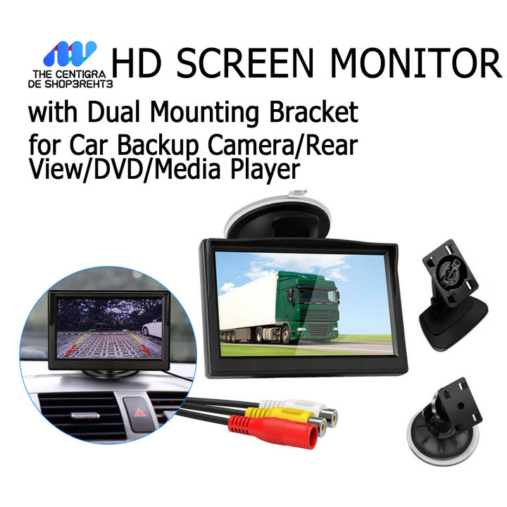 5 Inch 800X480 TFT LCD HD Screen Monitor with Dual Mounting Bracket for ...