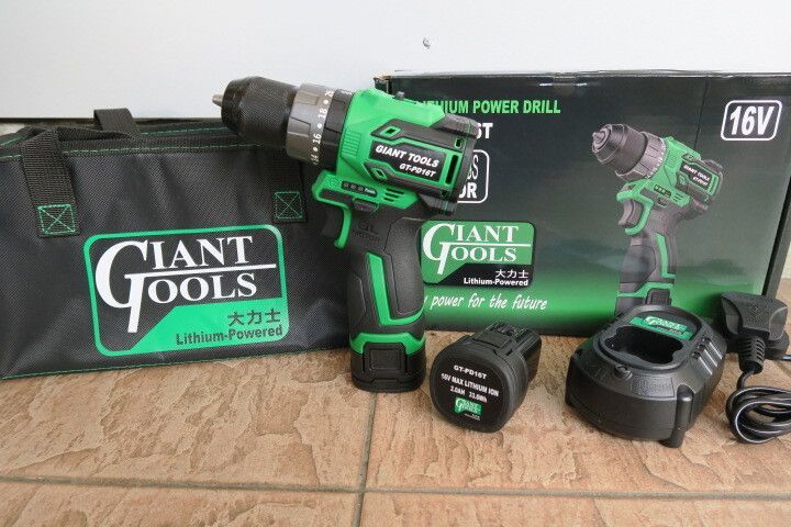 Giant Tools GT-PD 16V Lithium 40Nm Brushless Cordless Hammer Drill | Lazada