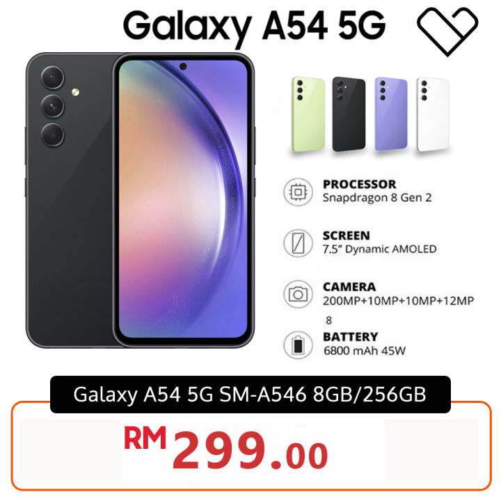 Galaxy A54 5G Smartphone (12GB RAM + 512GB ROM) 7.5 inch HD Screen 5G ...