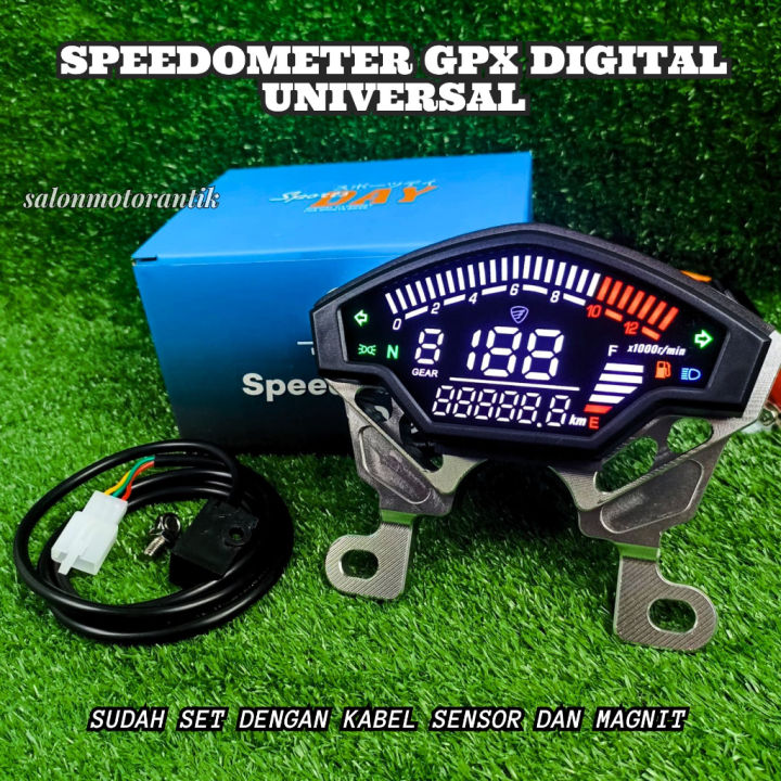 SPEEDOMETER GPX DIGITAL UNIVERSAL IMPORT SPIDO GPX FULL DIGITAL SET ...