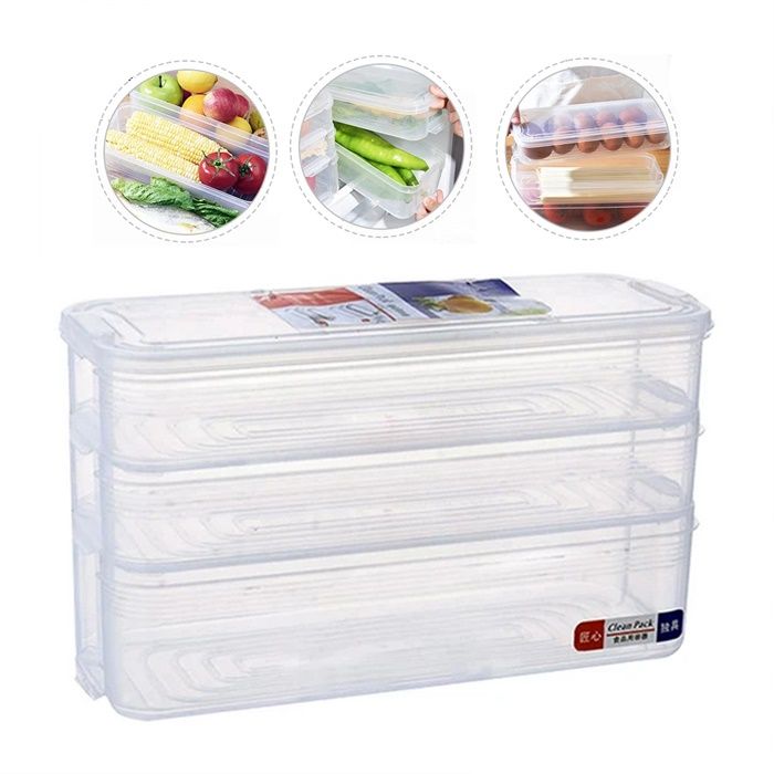 ( 100% ORI, POS IN 24 HOURS ) Refrigerator Storage Box l Bekas Simpan ...