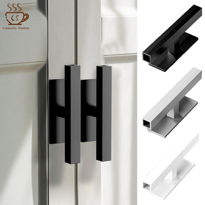 2Pcs Self Adhesive No-punch Drawer Handle Door Window Push-pull Handle ...