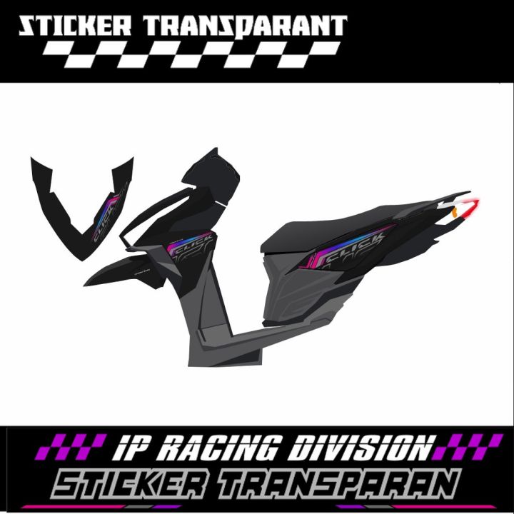 STRIPING STIKER VARIO LED OLD TRANSPARAN CUSTOM SIMPEL DESAIN STICKER ...