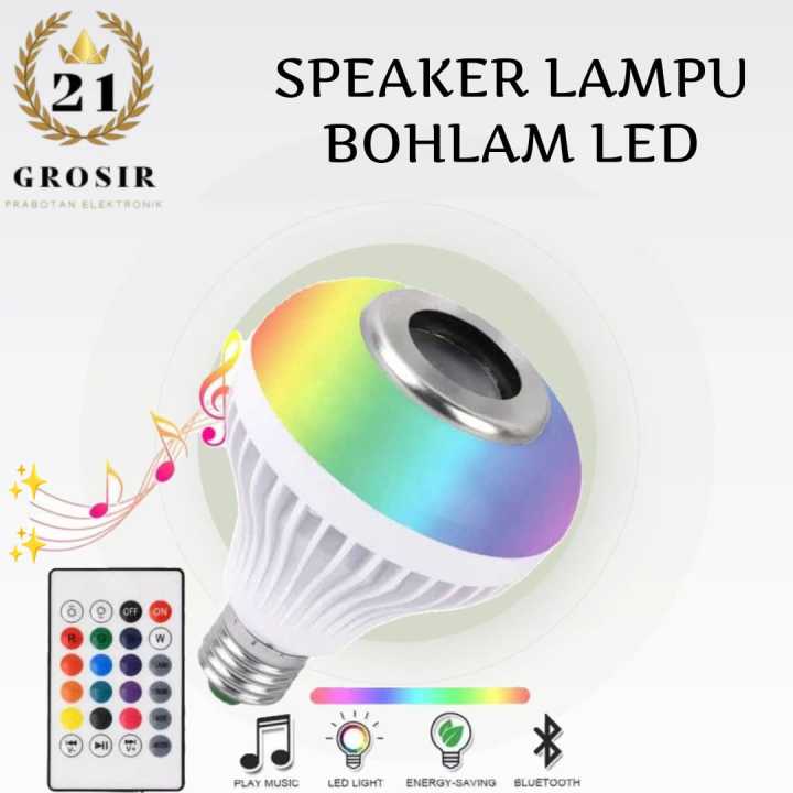 Lampu Speaker bohlam LED music bluetootj | Lazada Indonesia