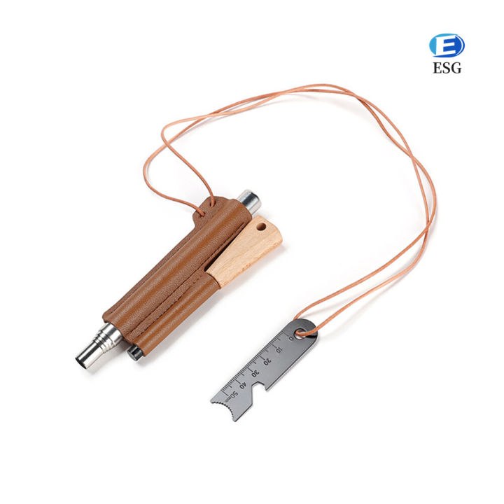 Outdoor Lighter Stick Portable Retractable 5-section Magnesium Strip ...