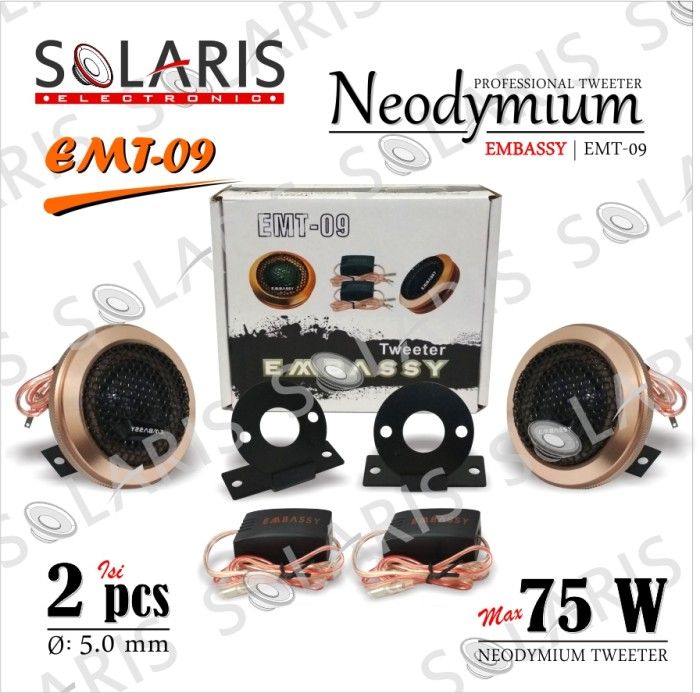 TWEETER EMBASSY EMT-09 NEODYMIUM FULL BESI | Lazada Indonesia
