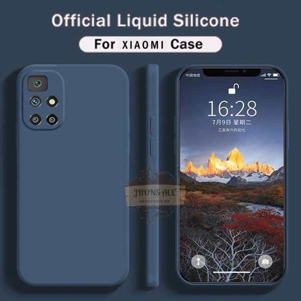 XIAOMI REDMI 10 - REDMI 10 2022 Case Liquid Silicone Macaron Pelindung ...