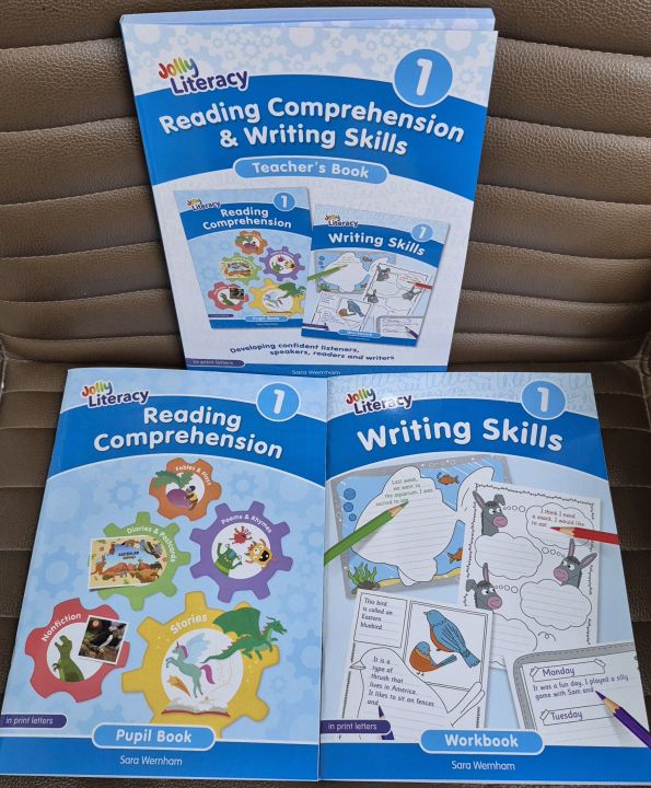 3 books Reading Comprehension Pupil 1, Writing Skills workbook 1 and ...