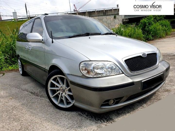 NAZA RIA 2003 - ABOVE (2 DOOR) 4.5" BIG COSMO DOOR VISOR | Lazada