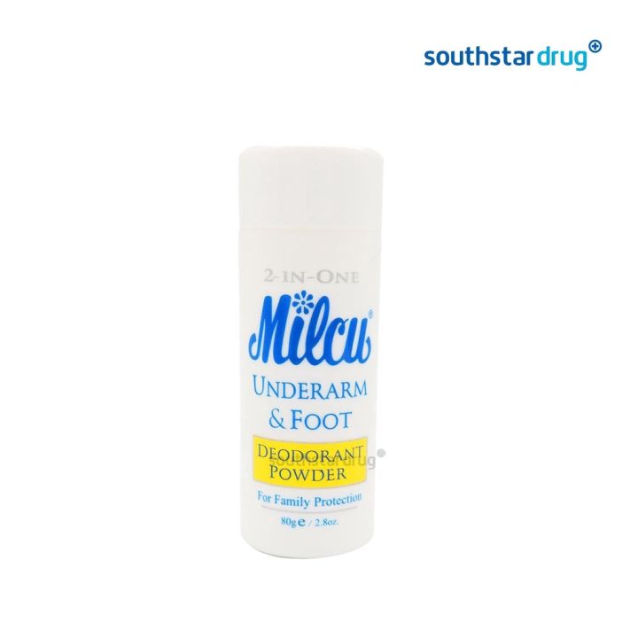 Milcu Underarm & Foot Deodorant Powder 80 g | Lazada PH