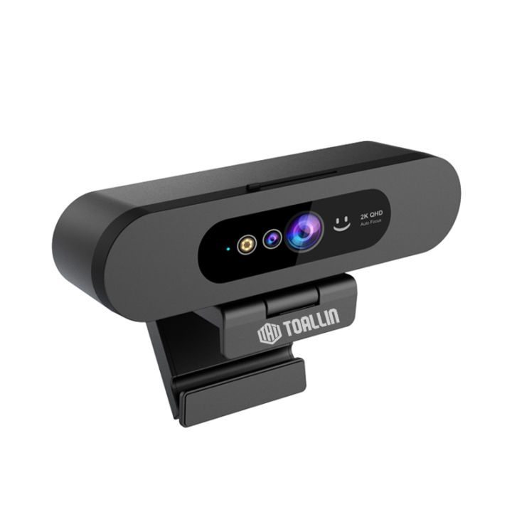 TOALLIN Windows Hello 2K Webcam PC Web Camera 1080P IR Facial ...