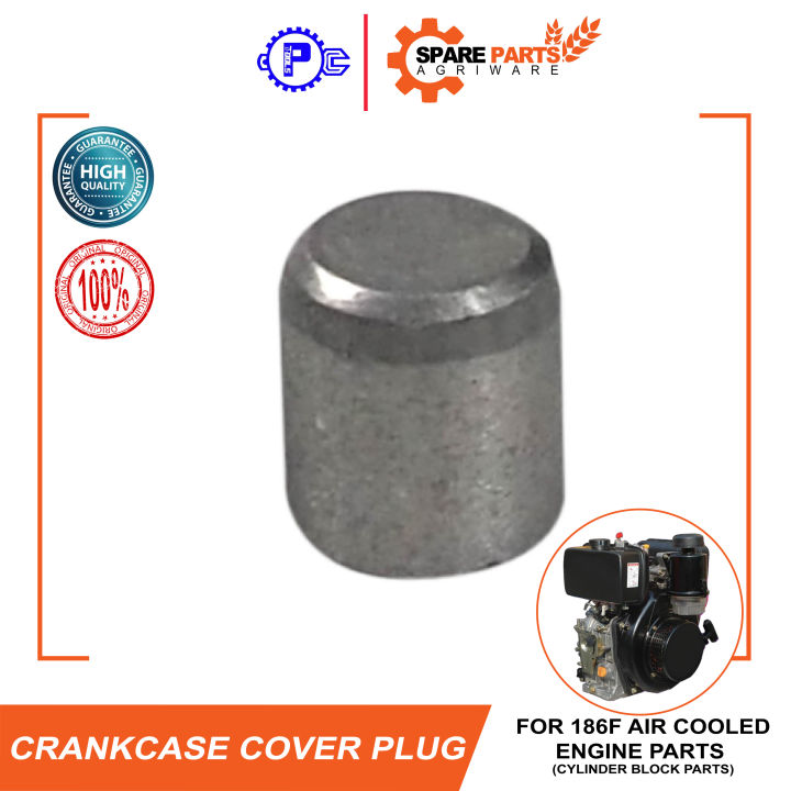 Crankcase Cover Plug 186F, 186FA, 170F, 178F, 188F, 192F (6hp, 7hp ...
