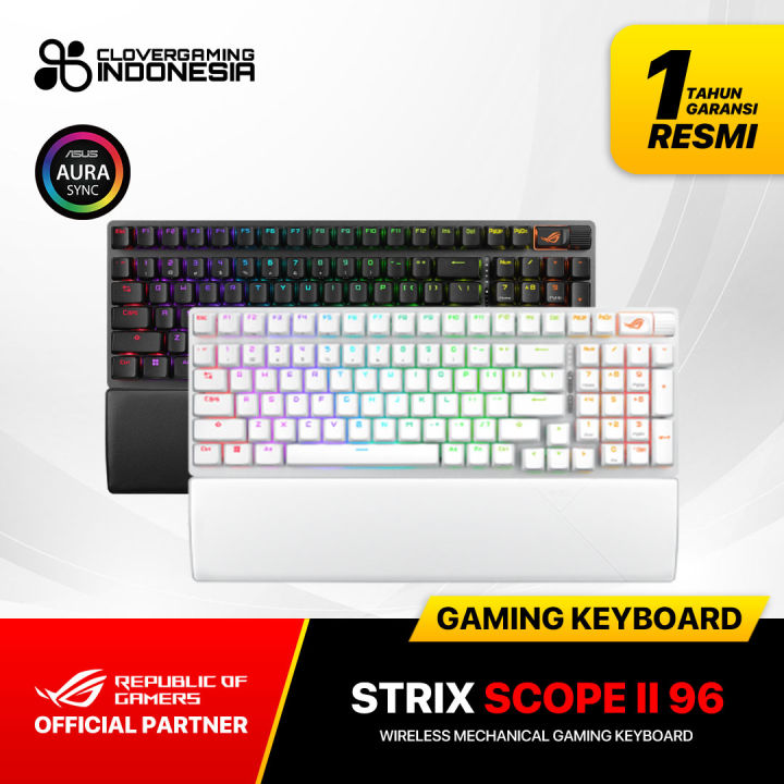 Asus ROG Strix Scope II 96 Wireless Mechanical Gaming Keyboard | Lazada ...