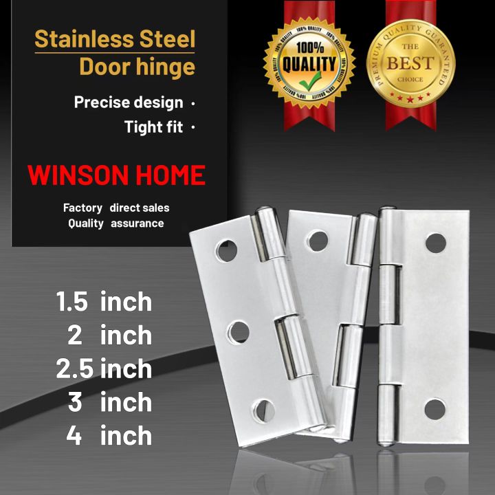 (20 PCS) High-grade 304 stainless steel door hinge small hinge (each ...